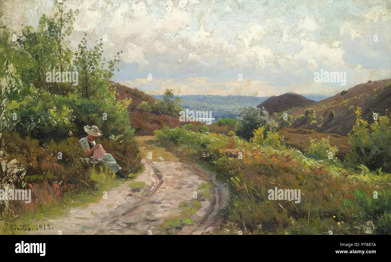 Monsted Peder Mork - a Summer's Day 3 Stock Photo - Alamy