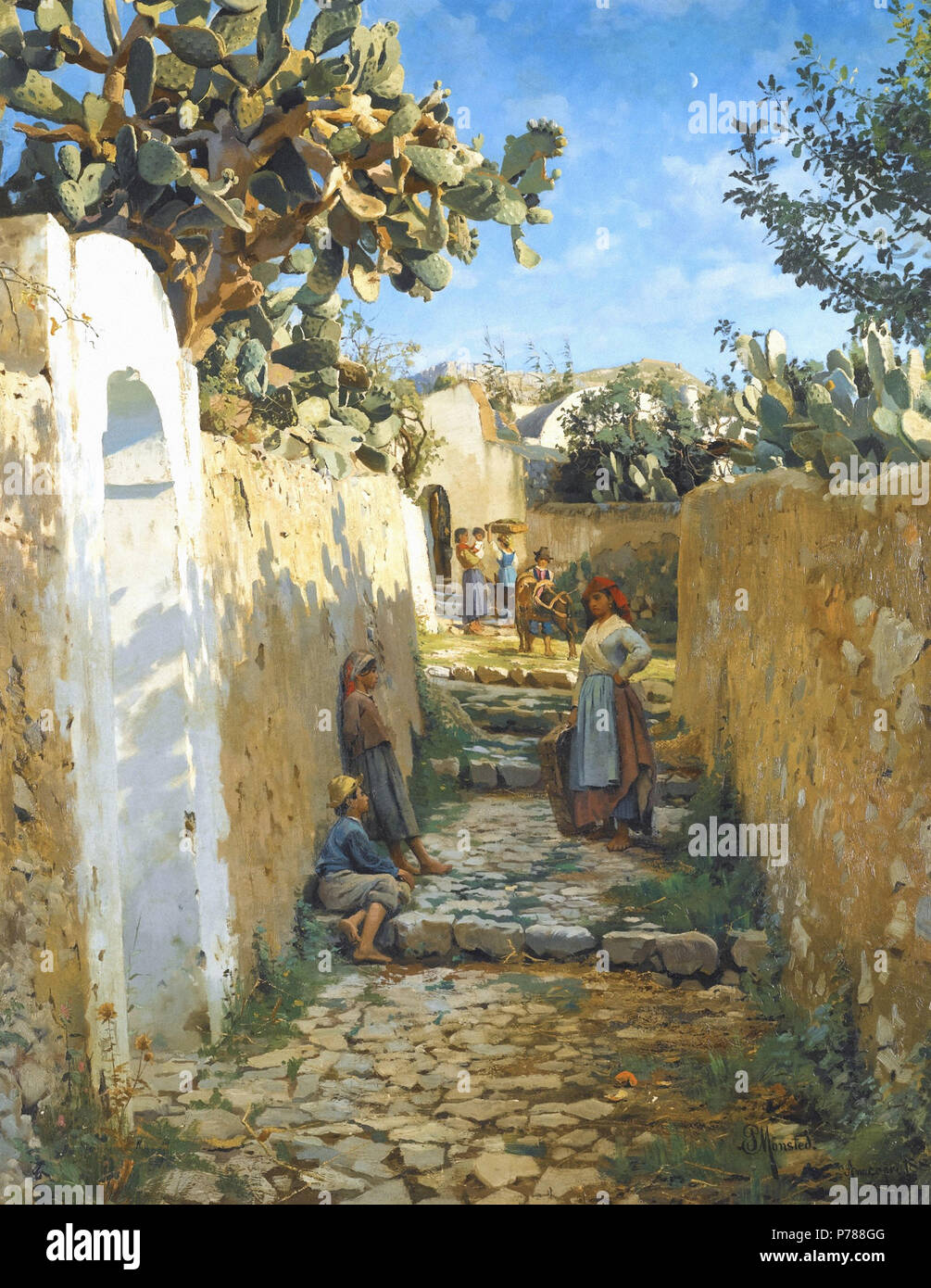 Monsted Peder Mork - Anacapri Stock Photo - Alamy