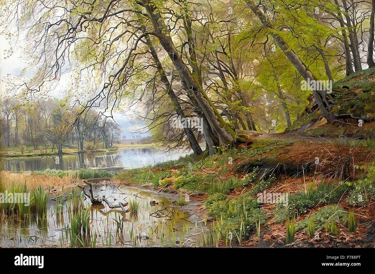 Monsted Peder Mork - by the Lakeside Stock Photo - Alamy