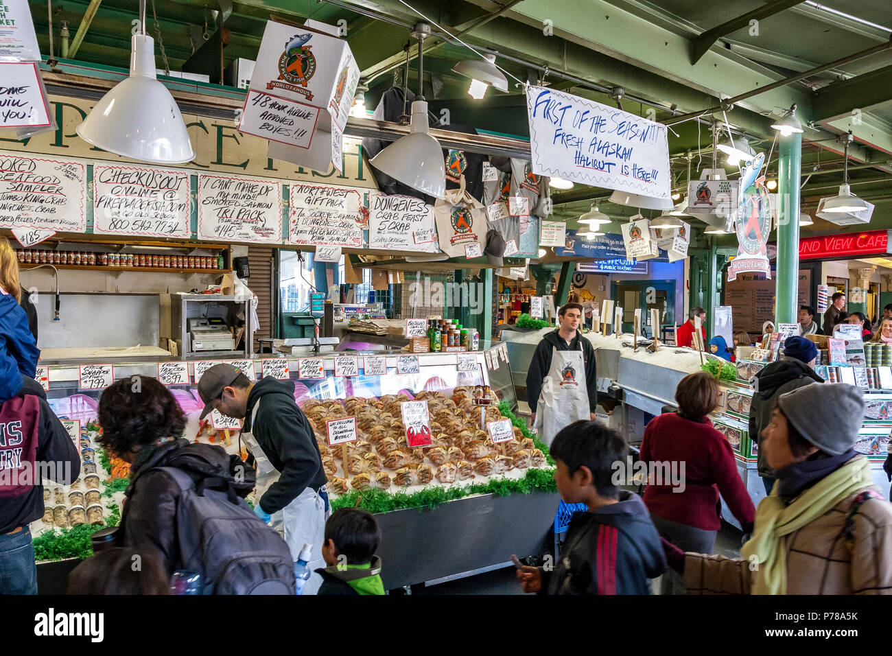 Pike place market seattle hi-res stock photography and images - Alamy