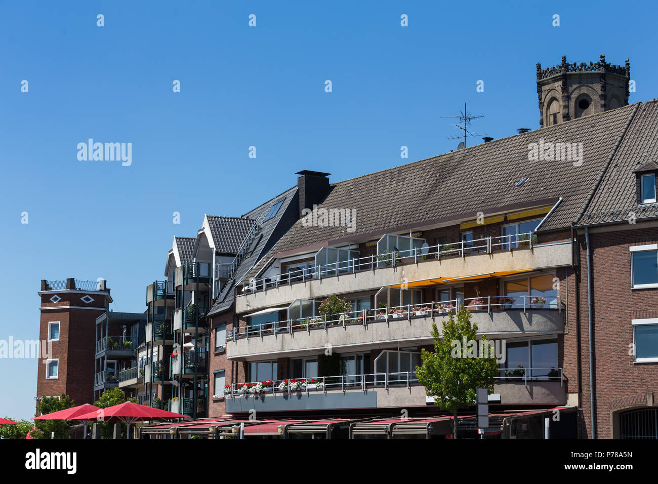 emmerich historic town on the rhine river nrw germany Stock Photo - Alamy