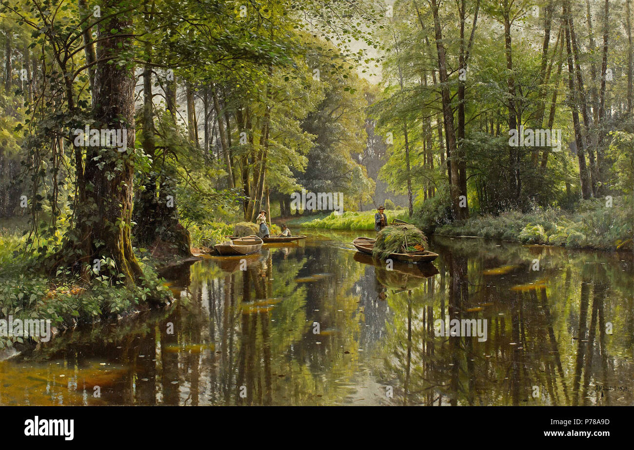 Monsted Peder Mork - Spreewald Kanallandschaft Stock Photo - Alamy