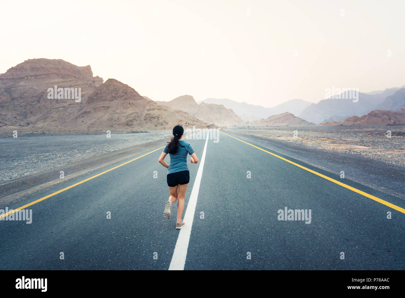 Female runner endurance hi-res stock photography and images - Alamy