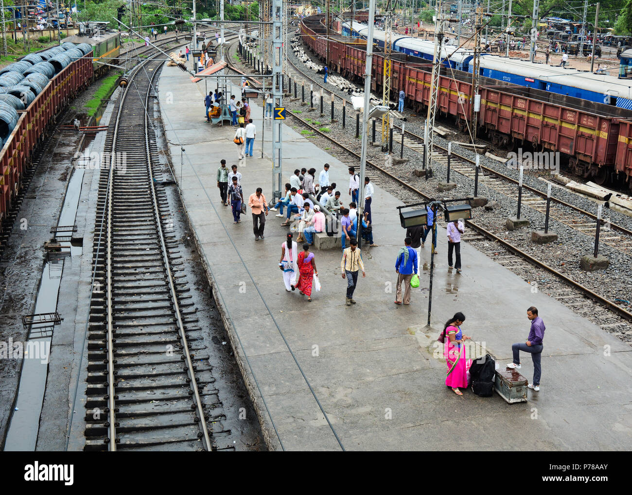 Gaya, India - Jul 10, 2015. Railway station in Gaya, India. Gaya is a ...
