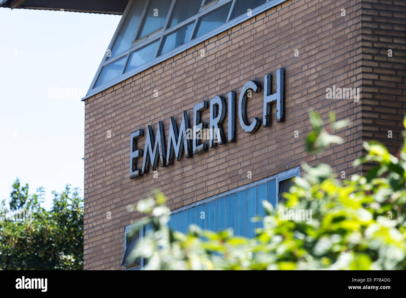 emmerich town sign nrw germany Stock Photo - Alamy