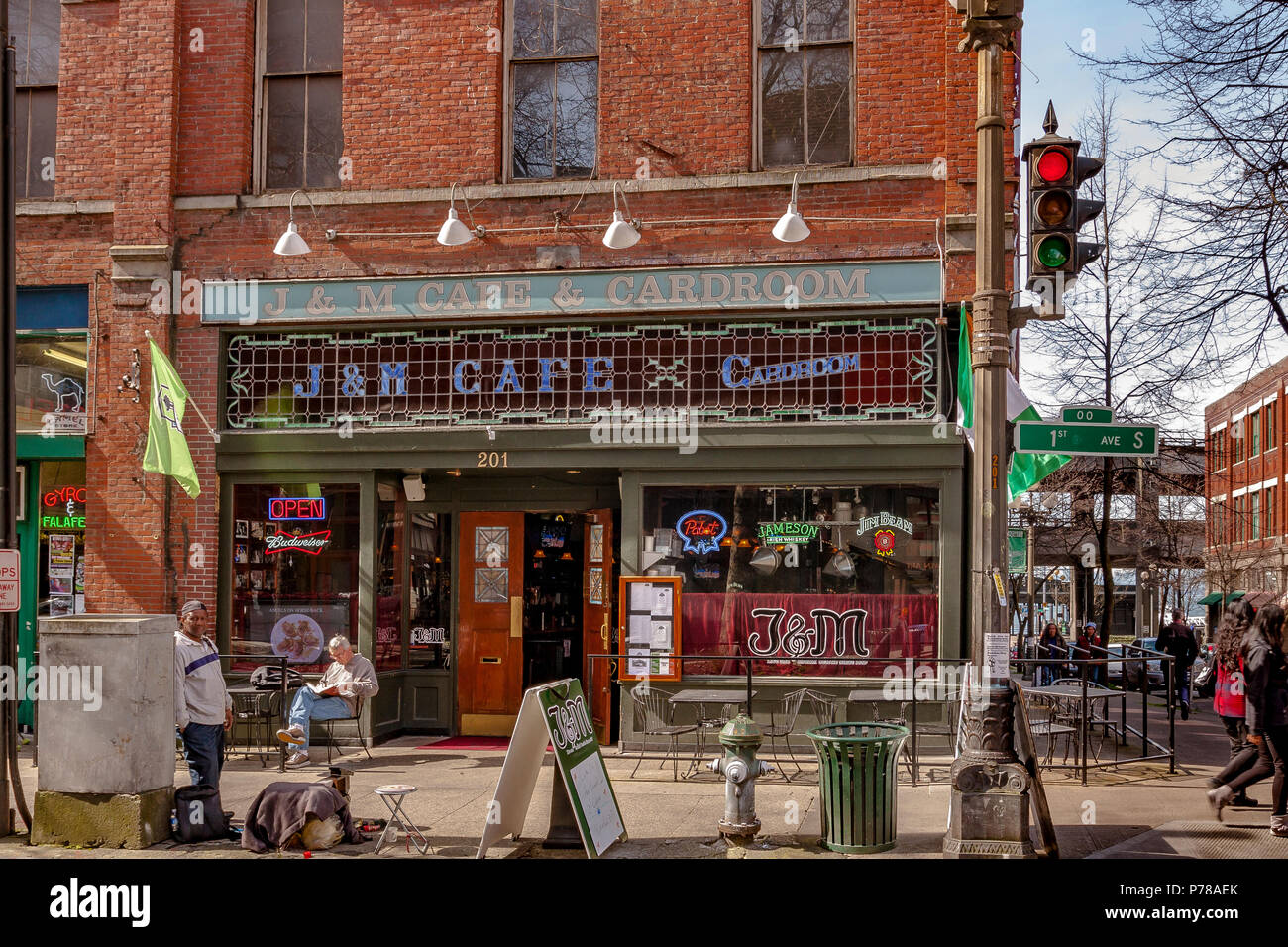 Historic pioneer square district hi-res stock photography and images ...