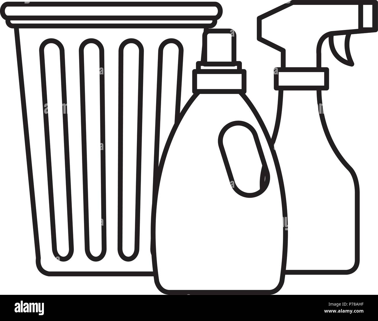 Laundry bin Stock Vector Images - Alamy