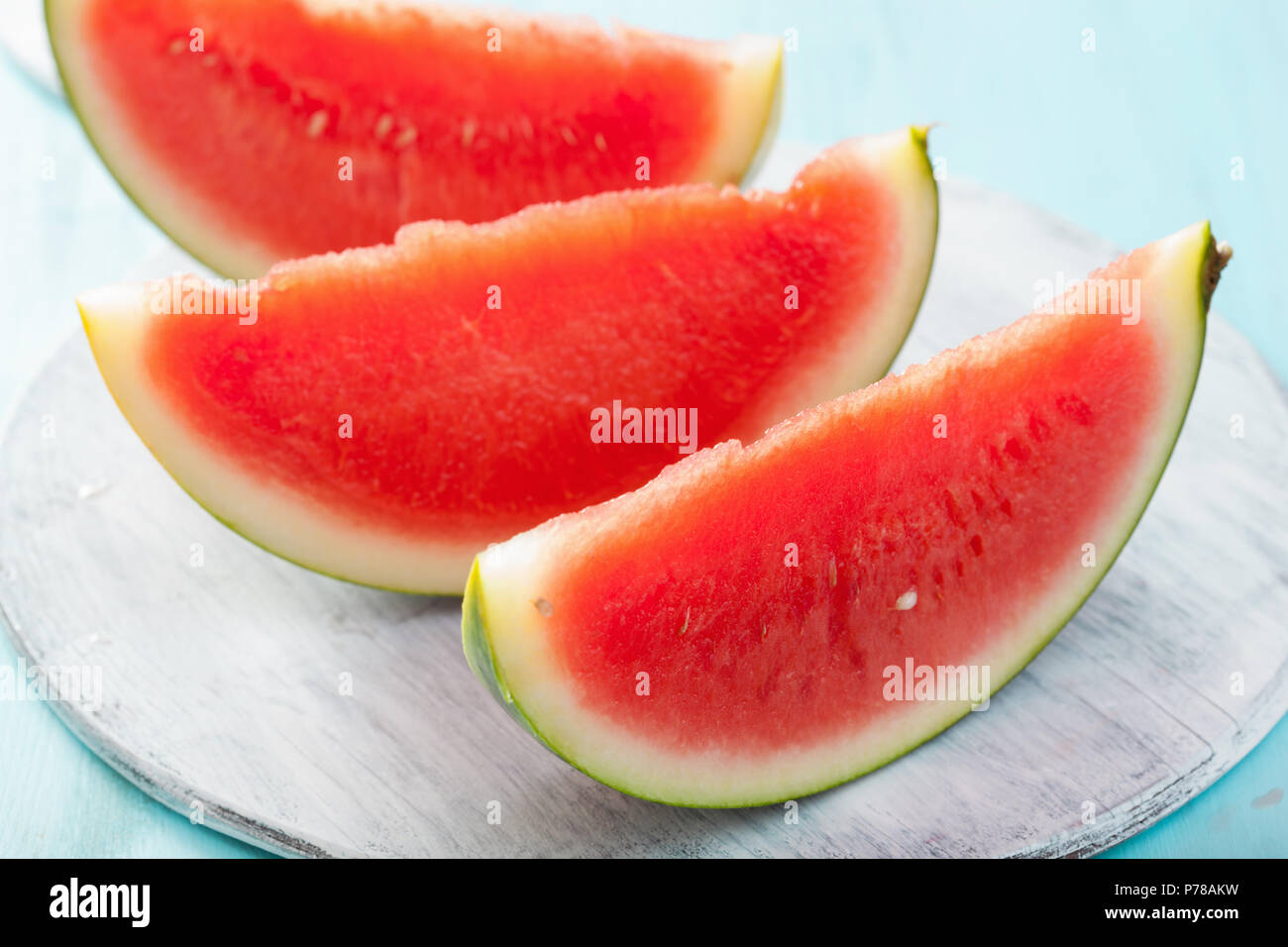 red watermelon slices, summer fruit Stock Photo - Alamy