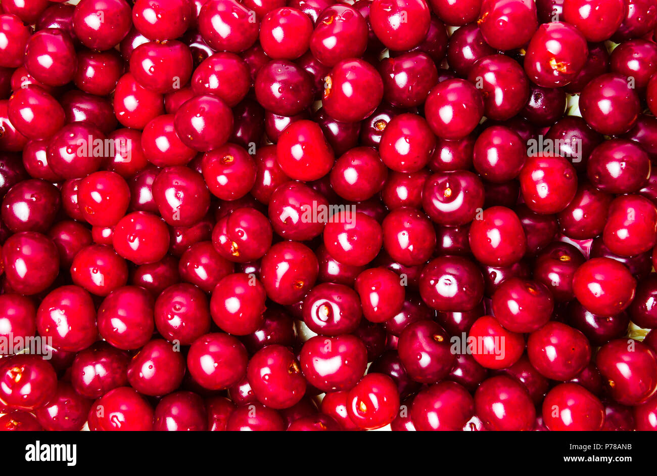 Pattern with a cherry hi-res stock photography and images - Alamy