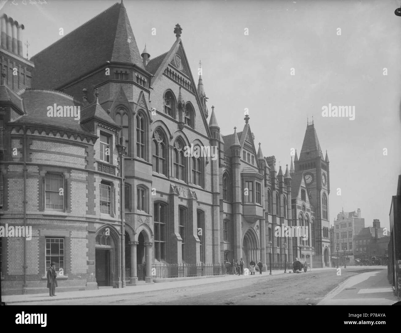 1889 victorian era buildings Black and White Stock Photos & Images - Alamy