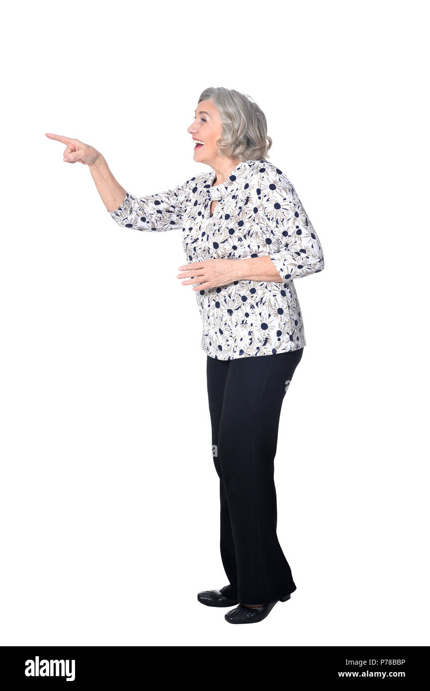 Mature woman point of view Cut Out Stock Images & Pictures - Alamy