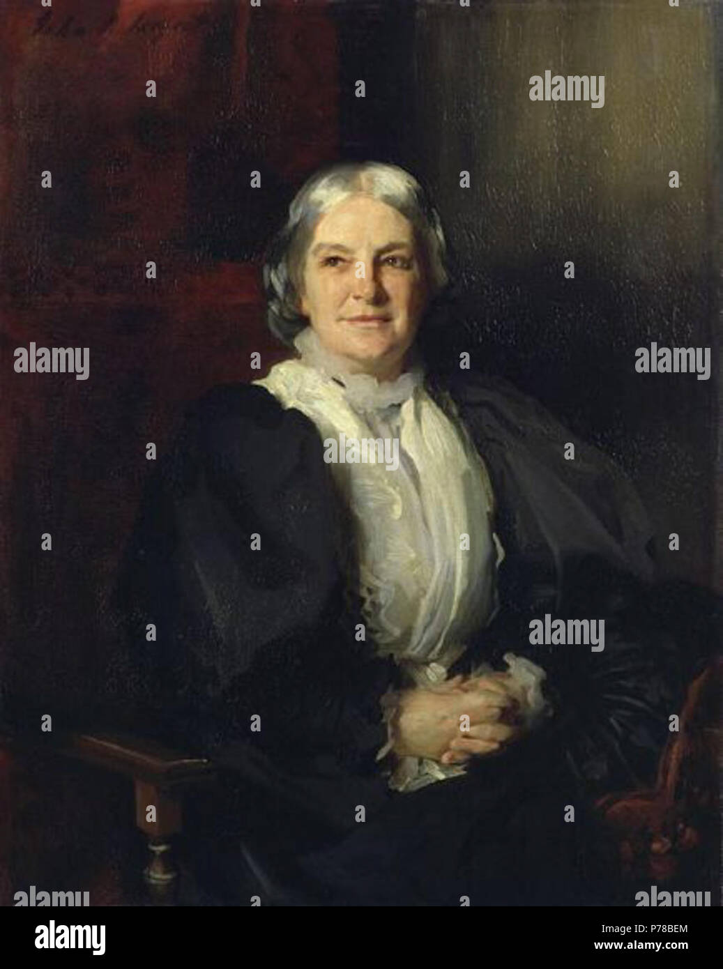 English: Octavia Hill by John Singer Sargent (1856–1925), scanned from ...
