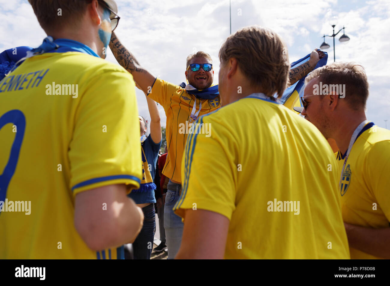 Swedish football supporters hi-res stock photography and images - Alamy