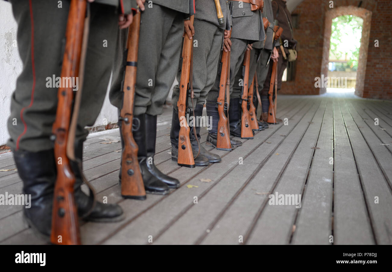 first World War prussian soldiers in line formation Stock Photo - Alamy