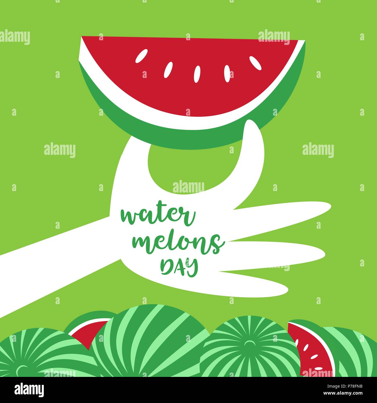 Watermelon poster concept Stock Vector Image & Art - Alamy
