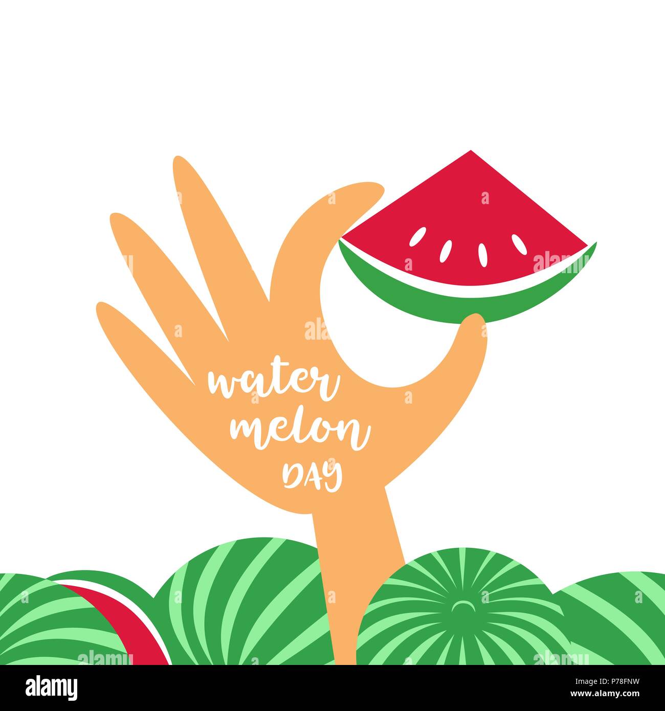 Watermelon poster concept Stock Vector Image & Art - Alamy