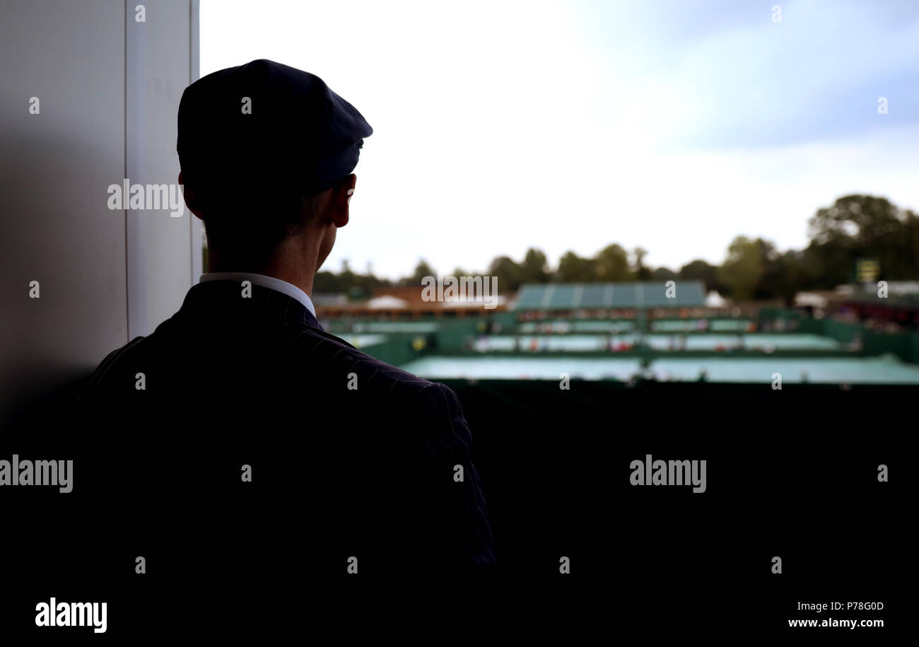 Wimbledon line judge hi-res stock photography and images - Alamy