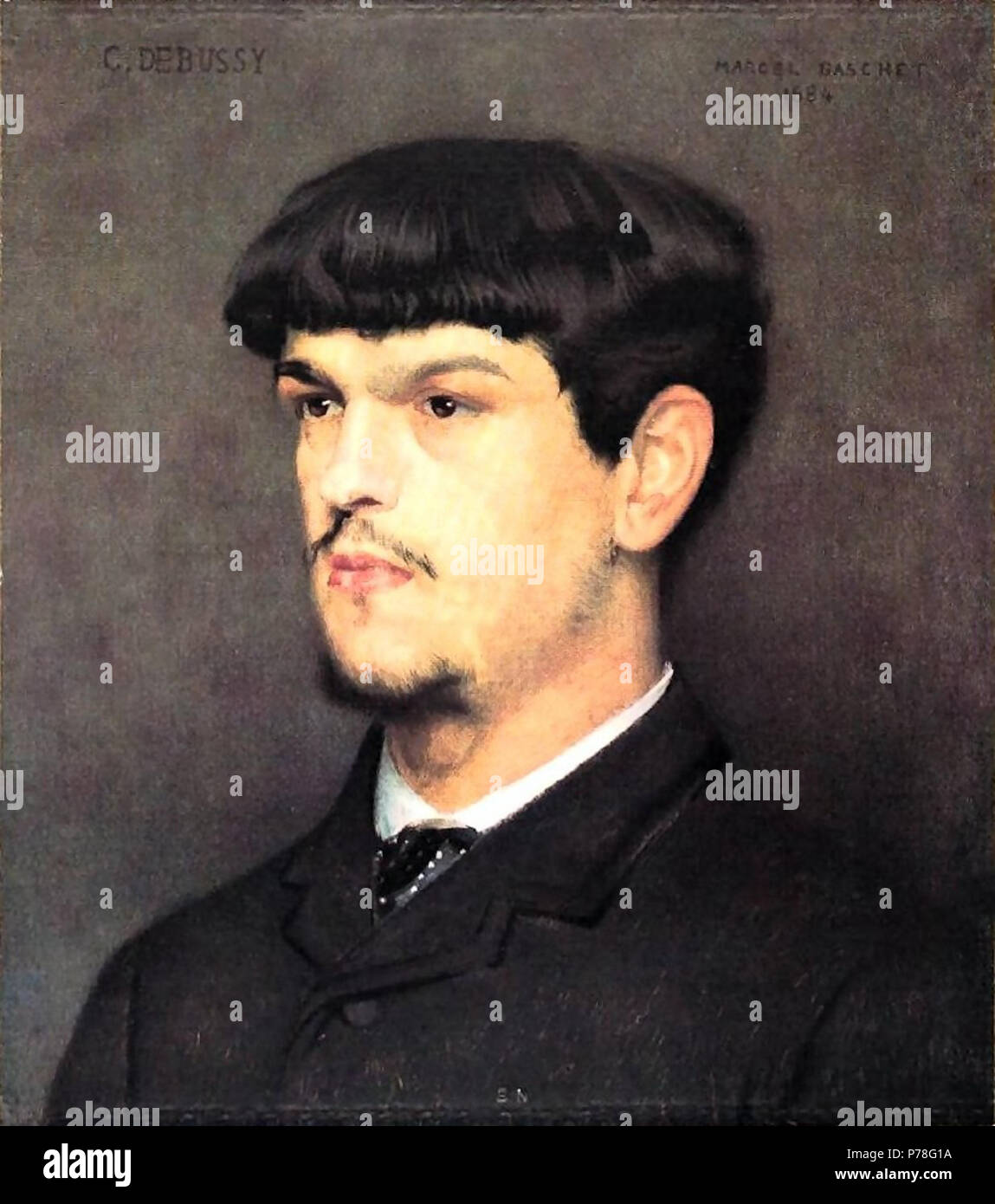 English: French composer Claude Debussy (1862-1918) Français : Portrait ...