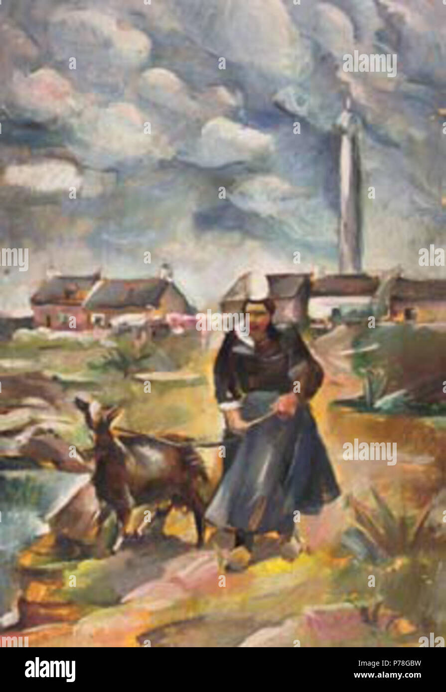 9 Elena Popea - Femeie cu capra Stock Photo - Alamy