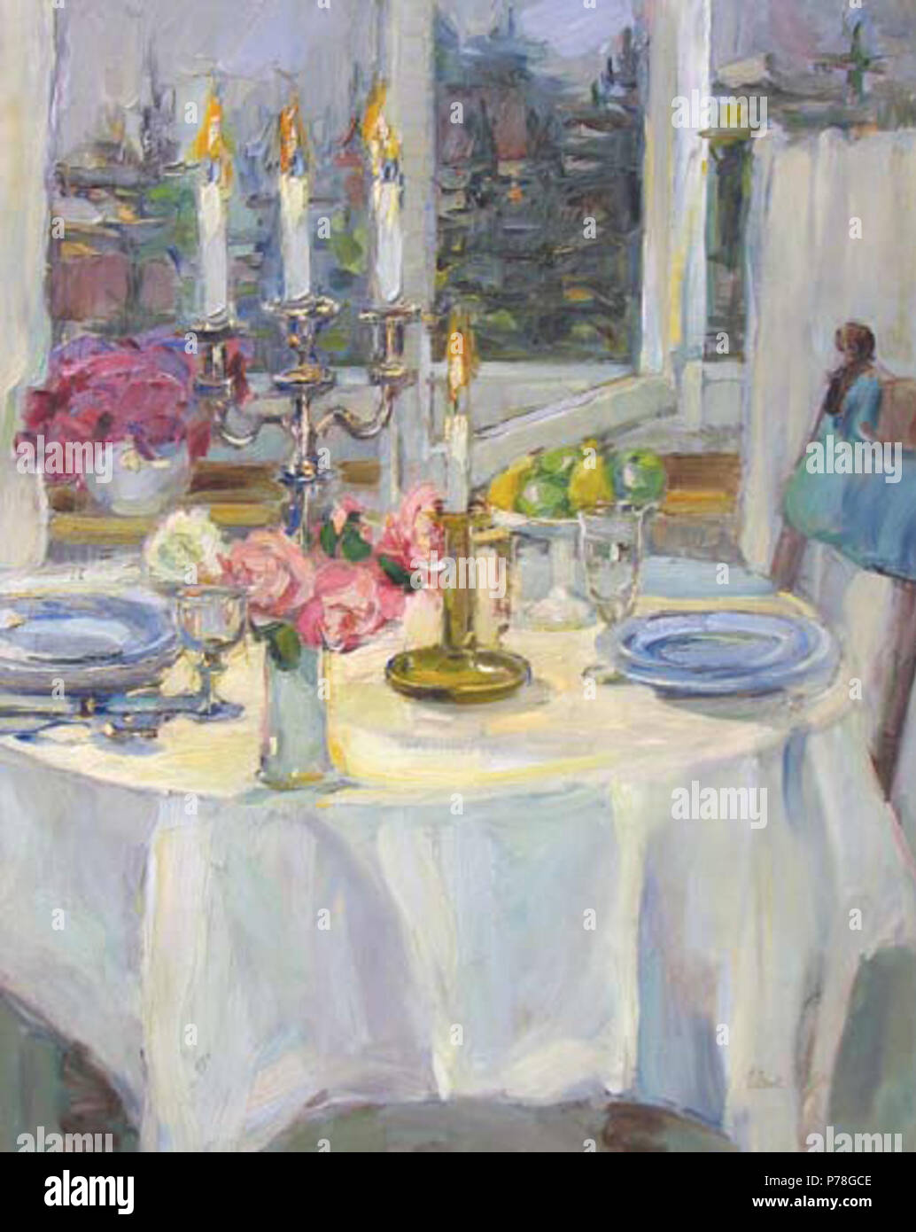 9 Elena Popea - Natura moarta cu sfesnic Stock Photo - Alamy