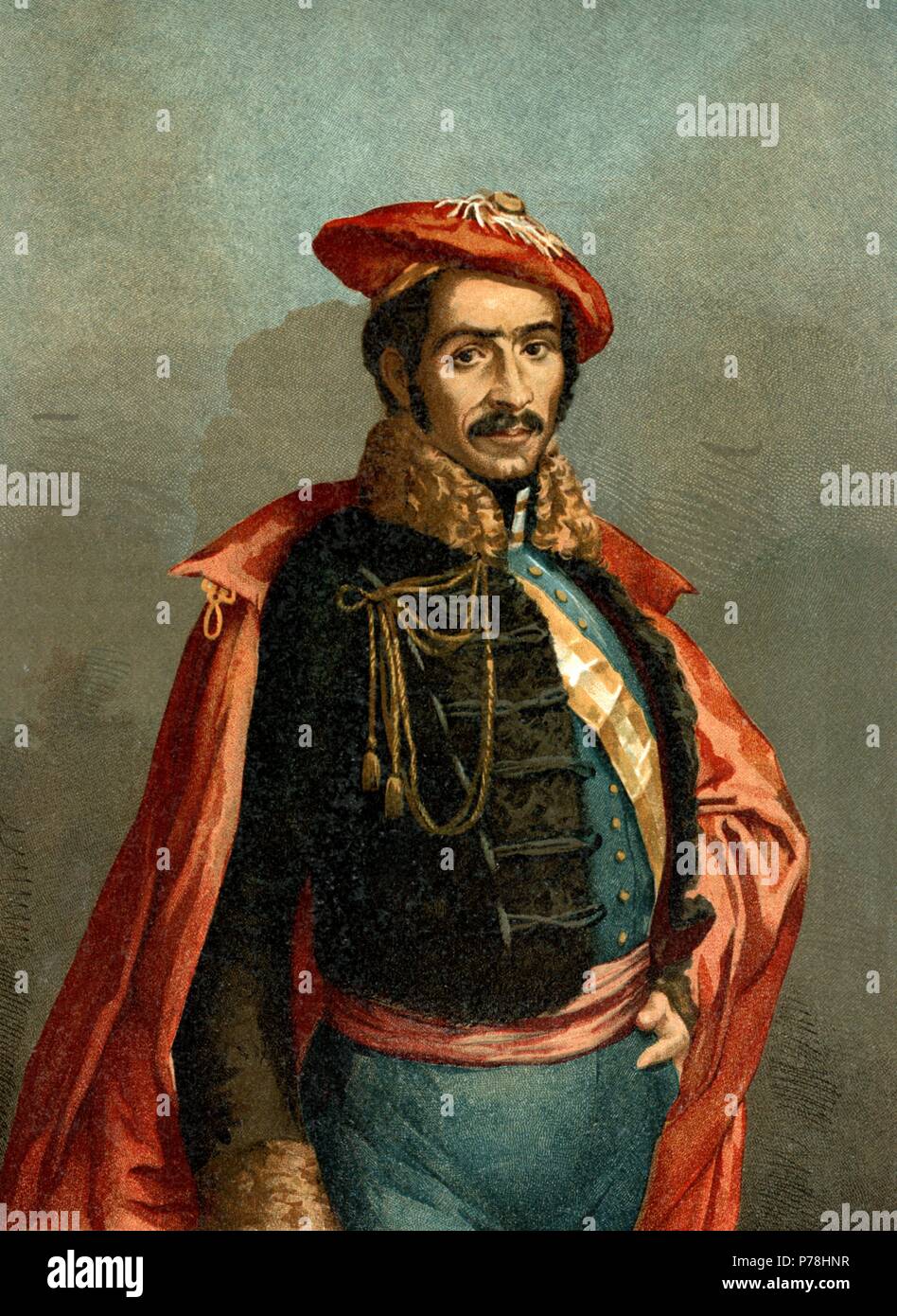 Ramón Cabrera y Griñó (1806-1877), conde de Morella, teniente General ...