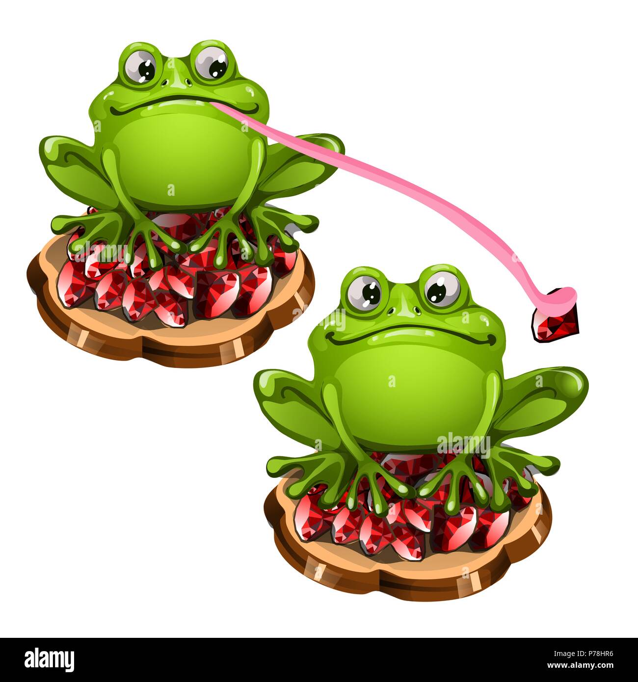 Frog With Long Tongue Drawing