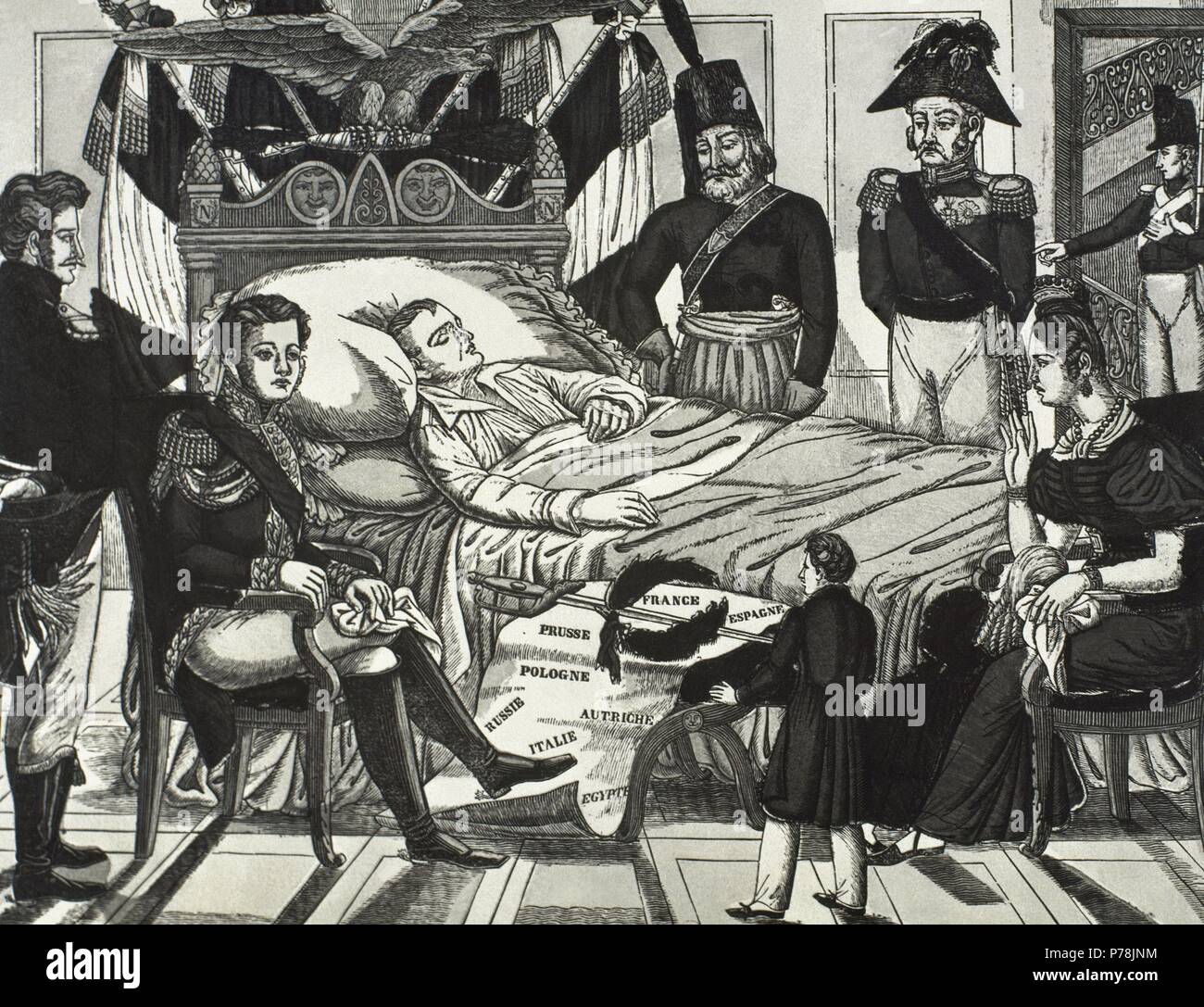 Napoleon and death 1821 revolution hi-res stock photography and images ...