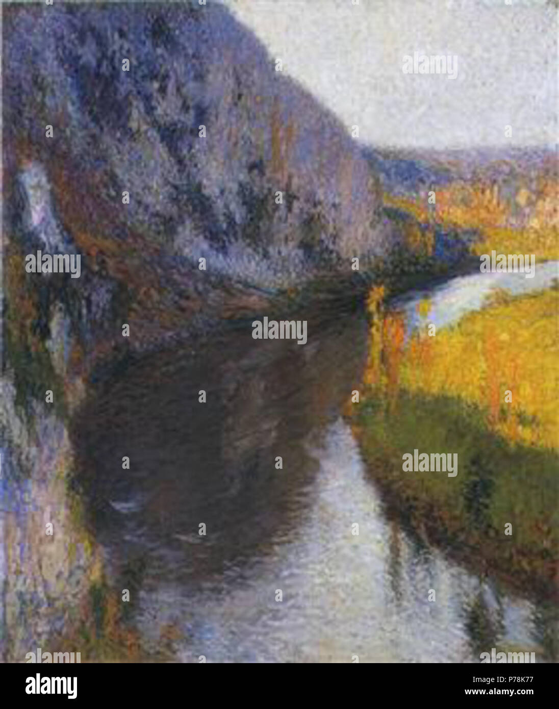 Work by Henri Martin . before 1942 41 Martin - the-cliffs-of-lot Stock ...