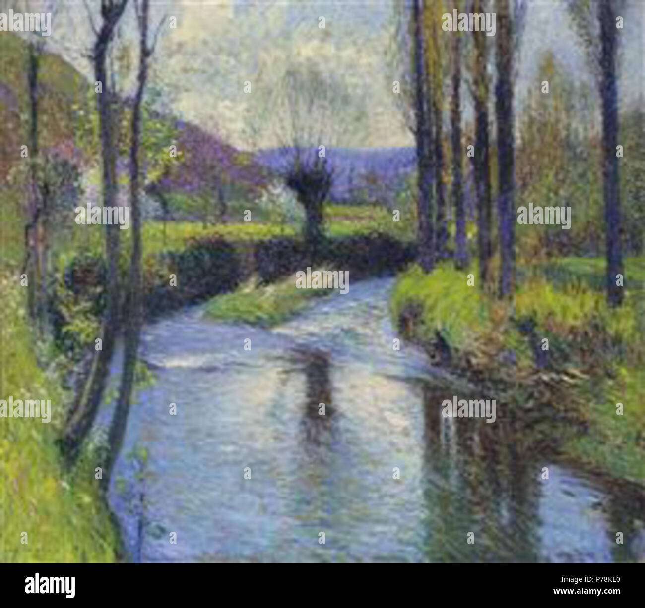 Work by Henri Martin . before 1942 41 Martin - the-willow-1910 Stock ...