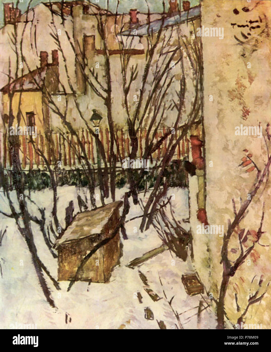 English: Nicolae Tonitza (1886 - 1940) - Iarna în Bucureti ('Winter in ...