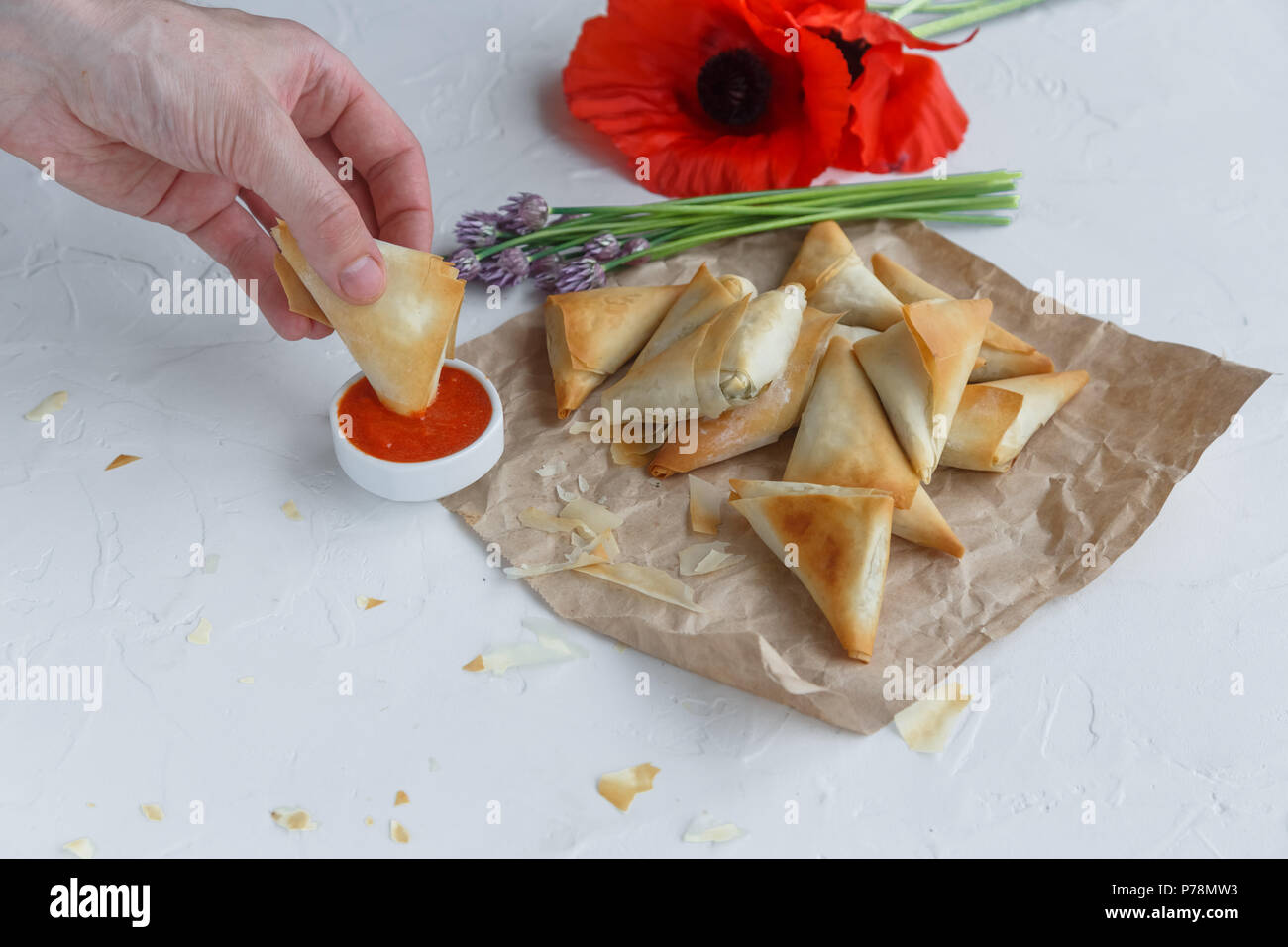 Indian man eating chicken hi-res stock photography and images - Alamy