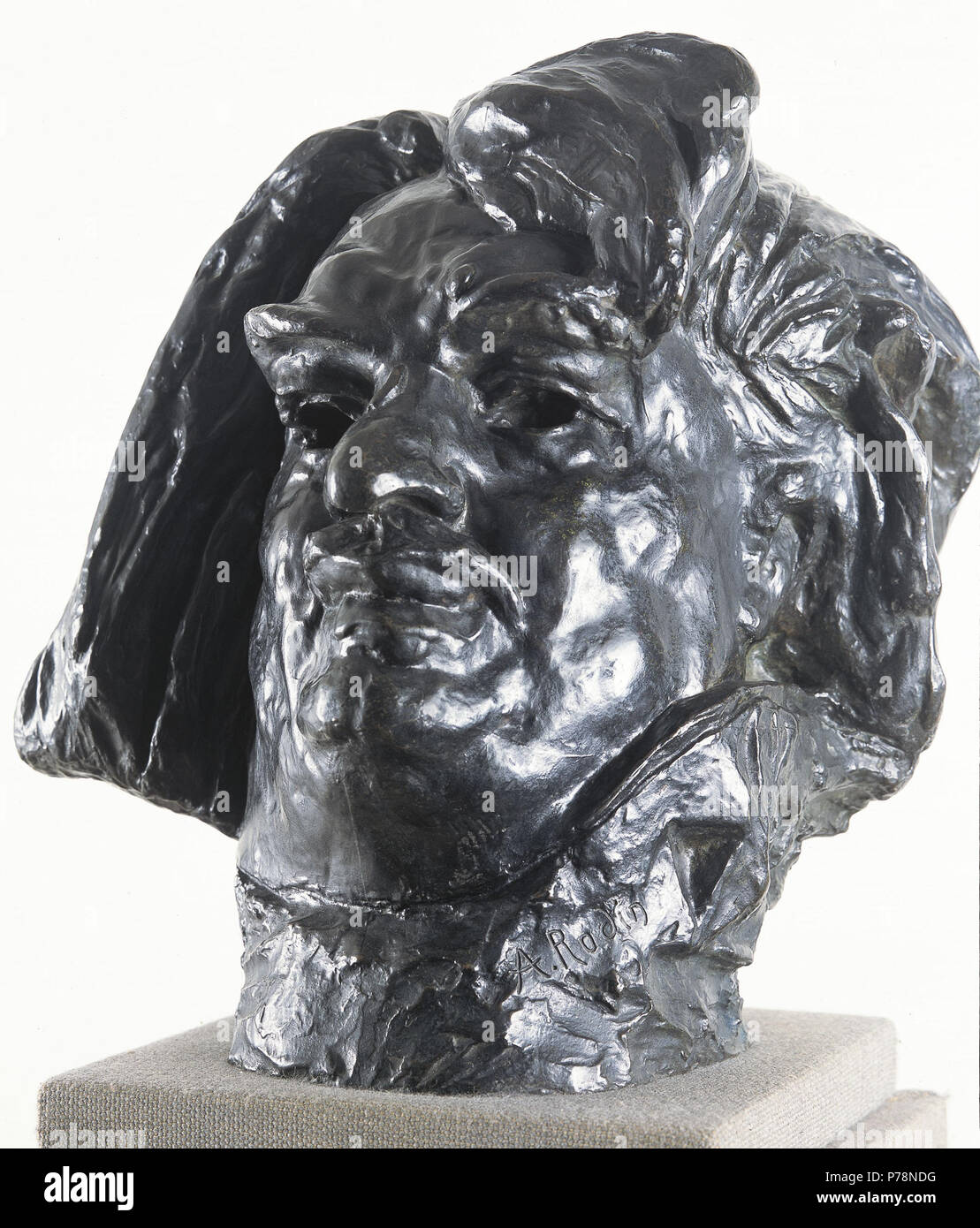 Español: Auguste Rodin, Cabeza monumental de Balzac. 1898. 49 x 46 x 42 ...