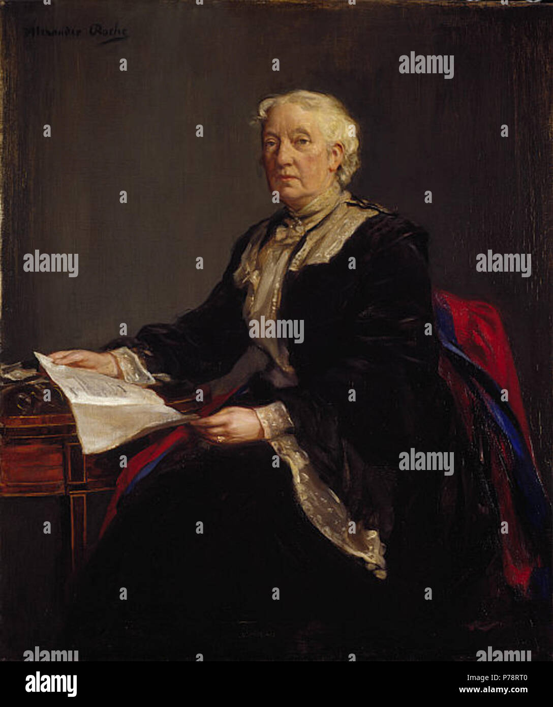 . Portrait of Flora Stevenson 1904 2 Flora Stevenson Stock Photo - Alamy