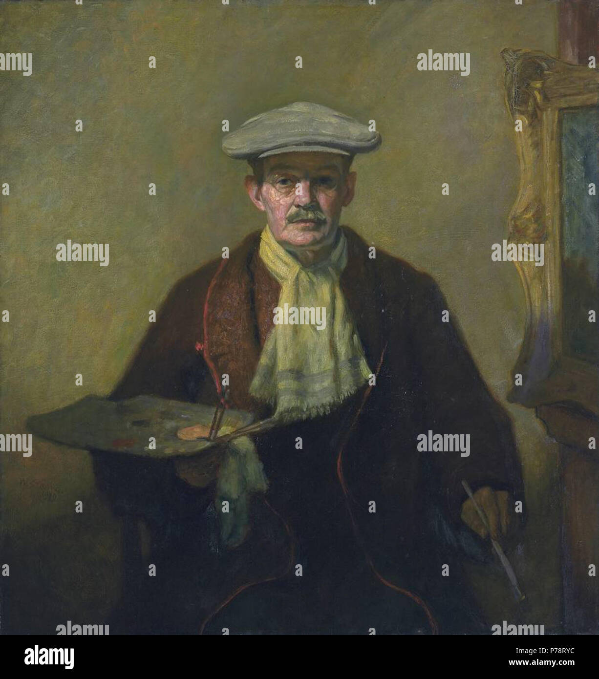 . Self-portrait 1919 3 William Strang - Self-portrait Stock Photo - Alamy