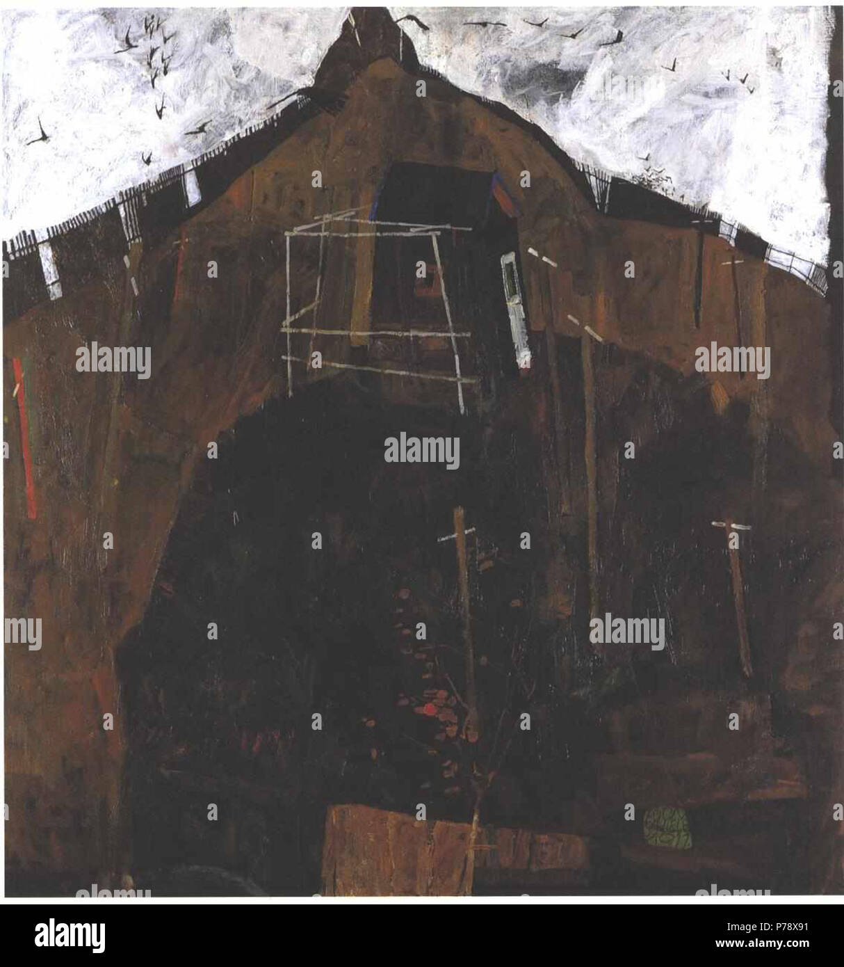 . Landscape with Ravens . German: Rabenlandschaft Landscape with raven ...