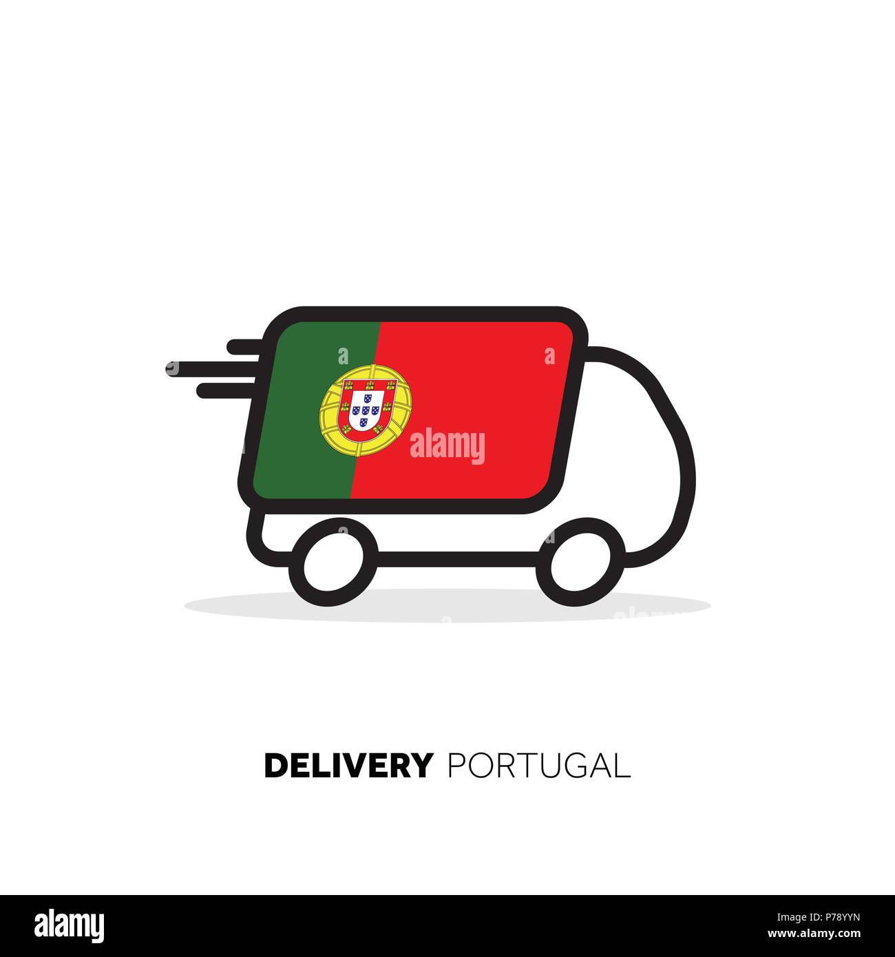Portuguese courier Stock Vector Images - Alamy