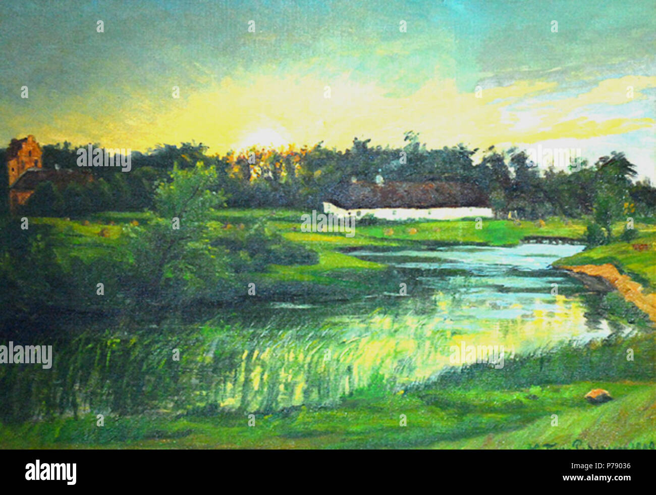 ölgemälde landschaft hi-res stock photography and images - Alamy