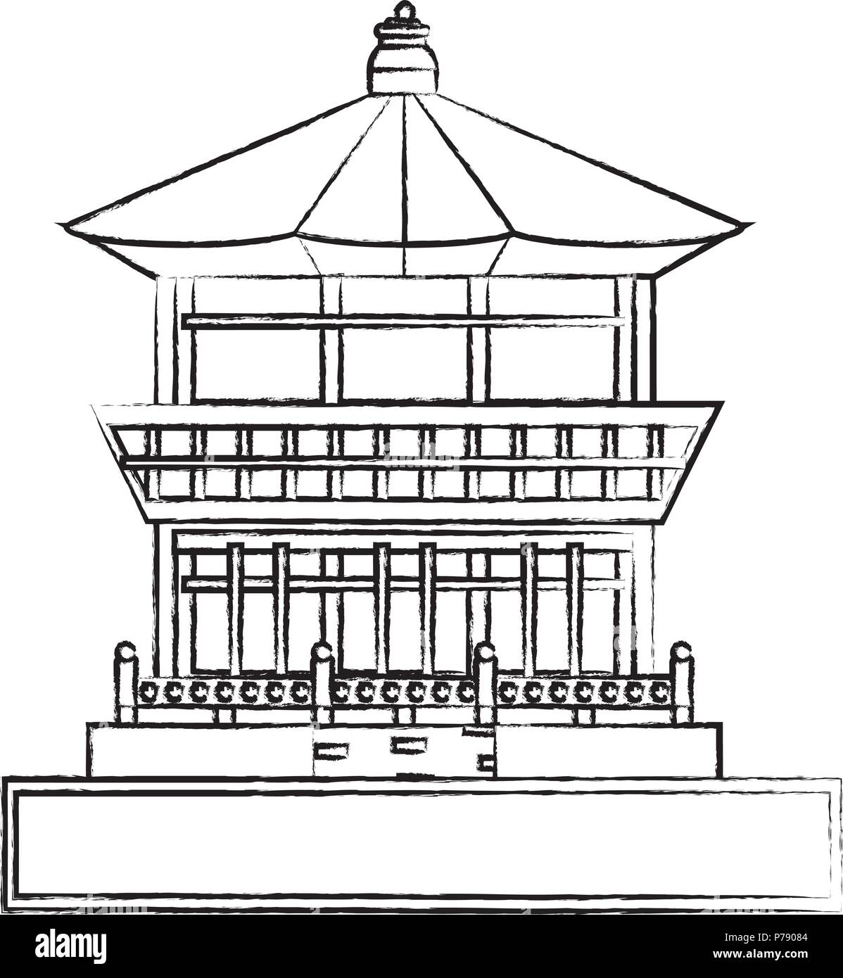 Night cityscape seoul Stock Vector Images - Alamy