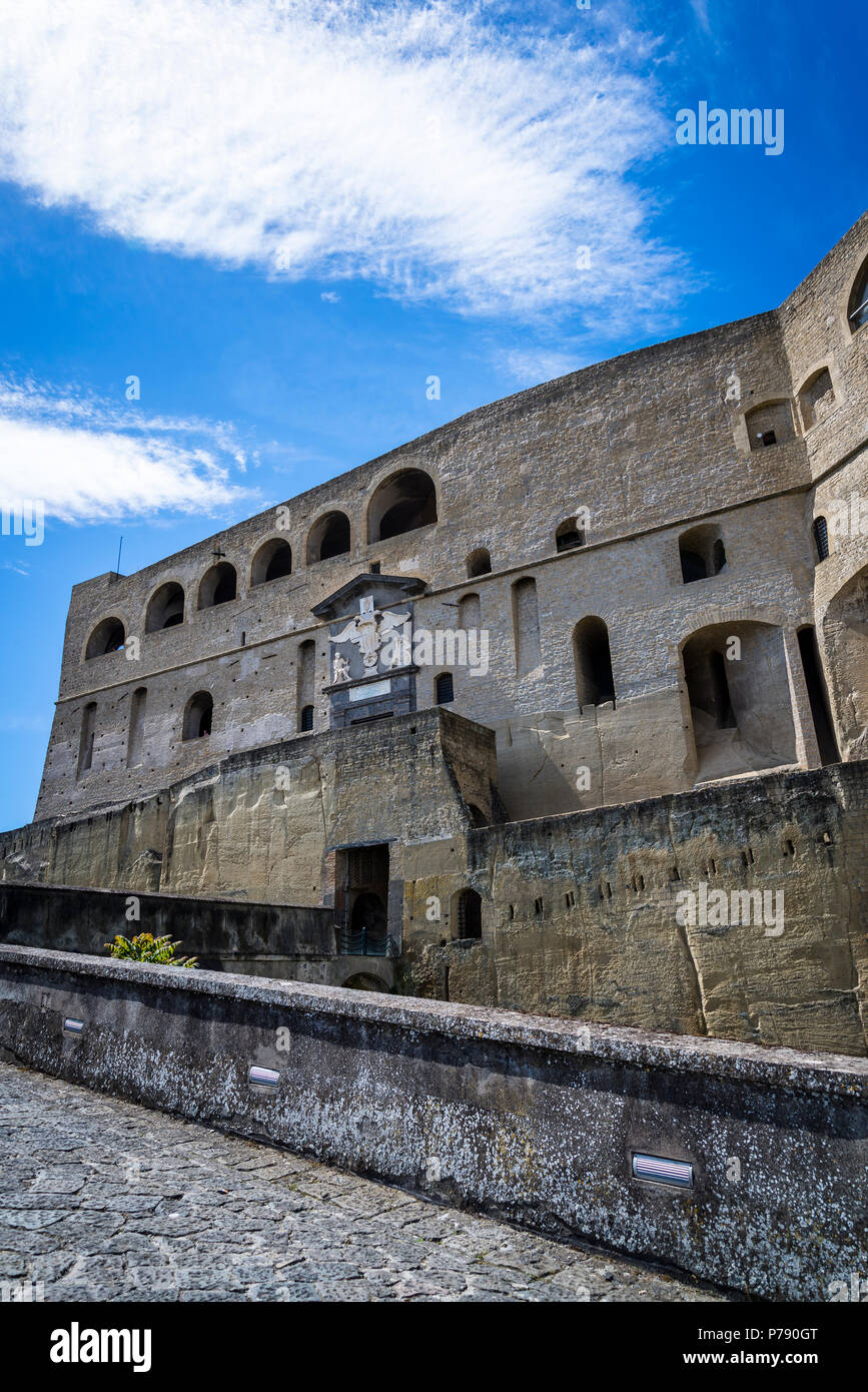Castel Sant'Elmo medieval fortress, Naples, Italy Stock Photo - Alamy