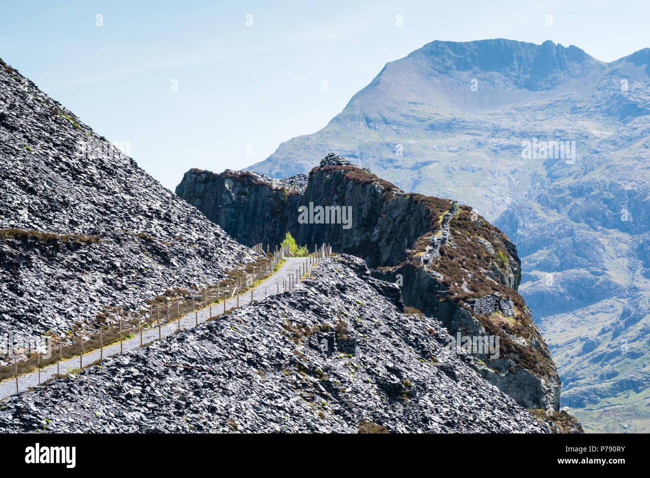 Dinorwic slate quarry hi-res stock photography and images - Alamy