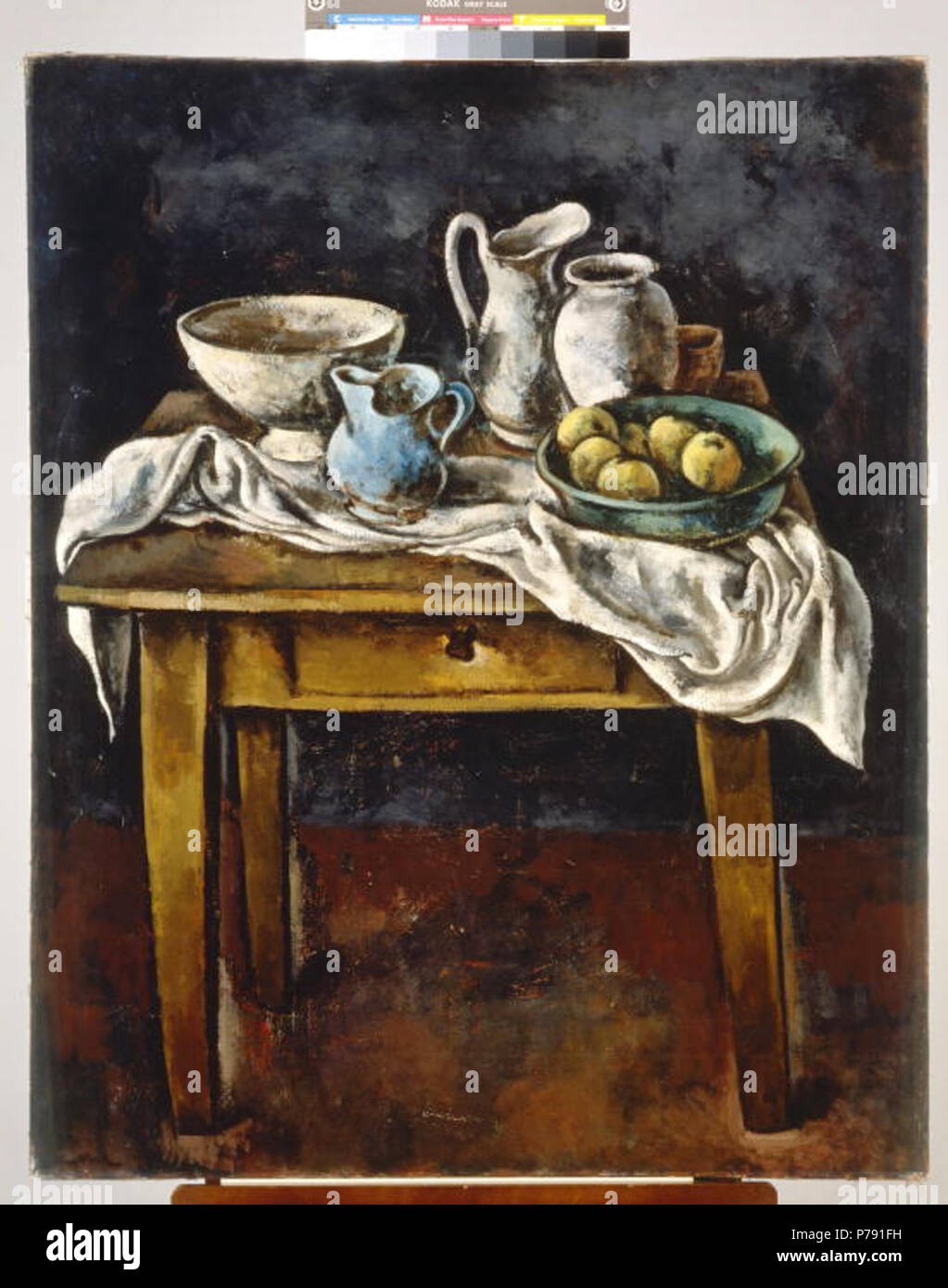 English: Joseph Kutter: Nature morte, 1925. Huile sur toile, 128 x 104 ...