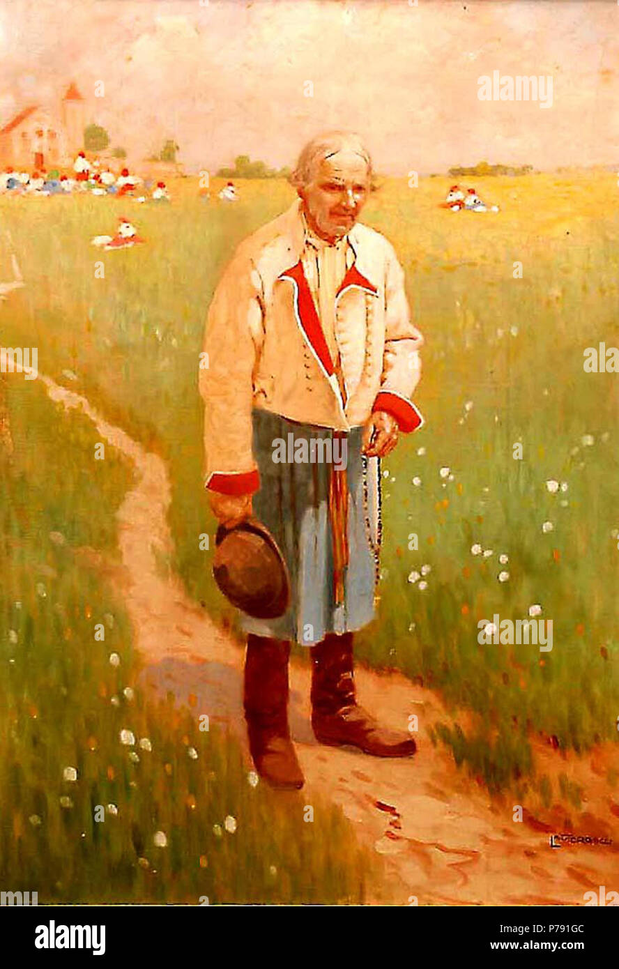 35 Julius Lauterbach (1873-1939) - Muž v kroji Stock Photo - Alamy