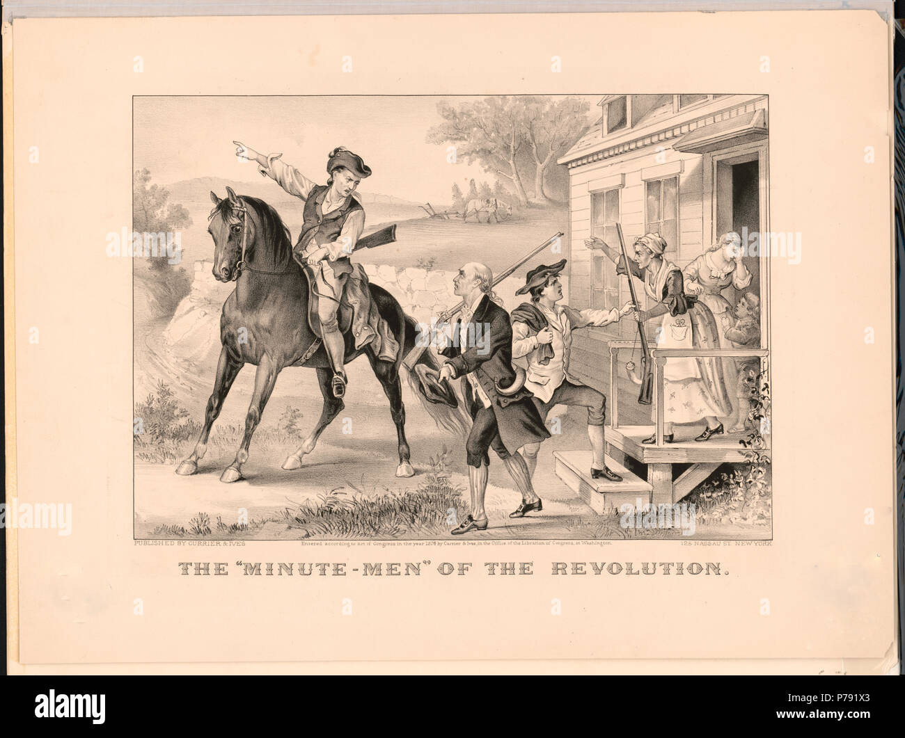 Minutemen american revolution hi-res stock photography and images - Alamy