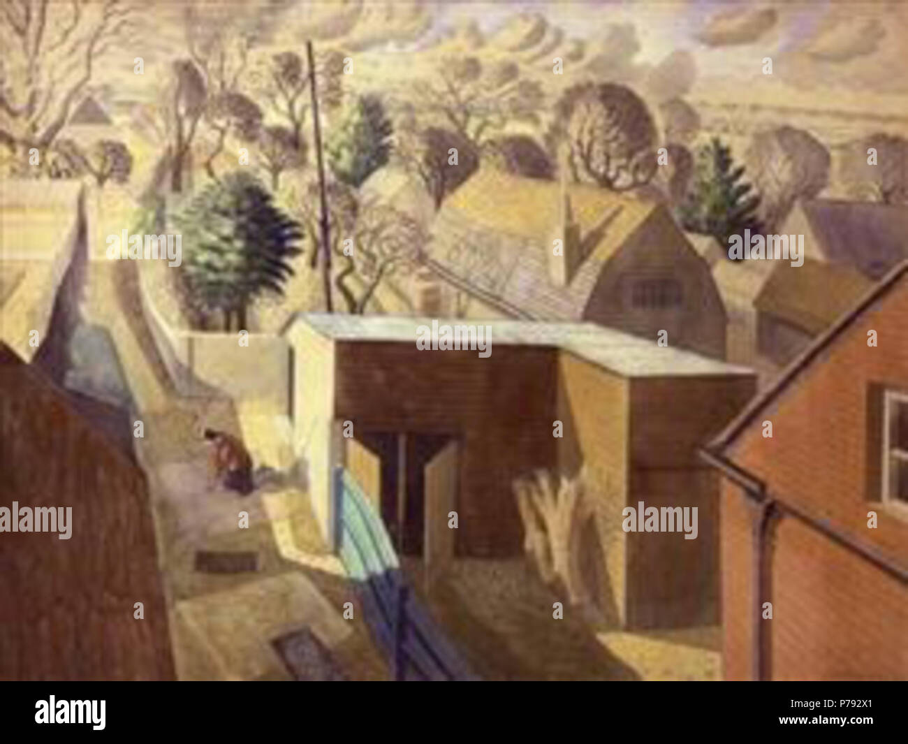 Work by Eric Ravilious . before 1942 48 Ravilious - 932-view-from-brick ...