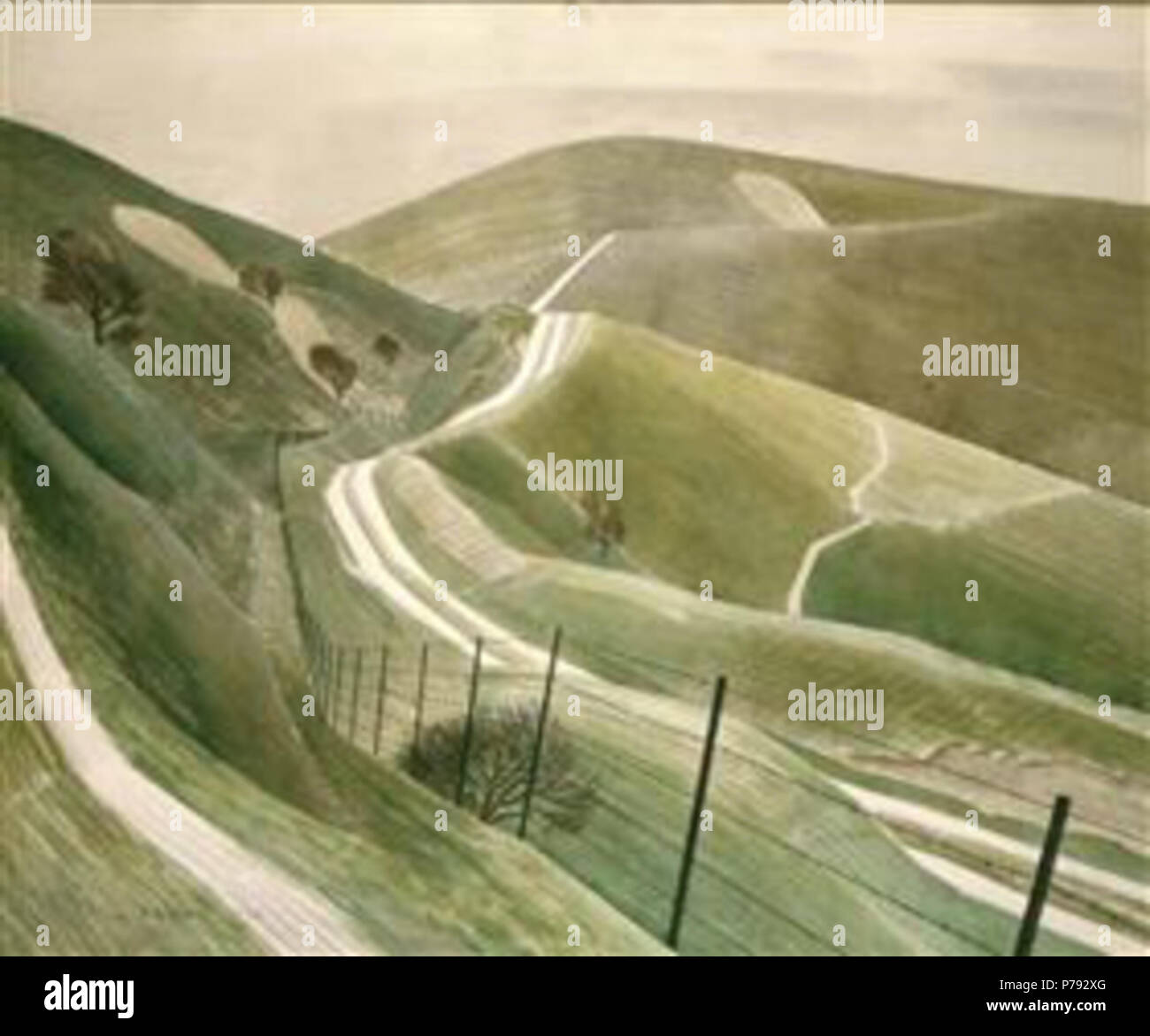 Work by Eric Ravilious . before 1942 48 Ravilious - chalk-paths(1 Stock ...