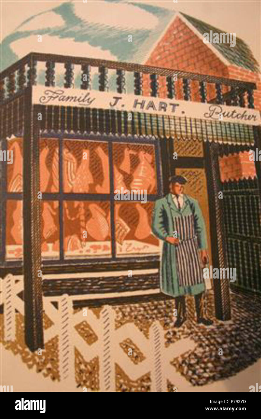 Work by Eric Ravilious . before 1942 48 Ravilious - high-street-eric ...