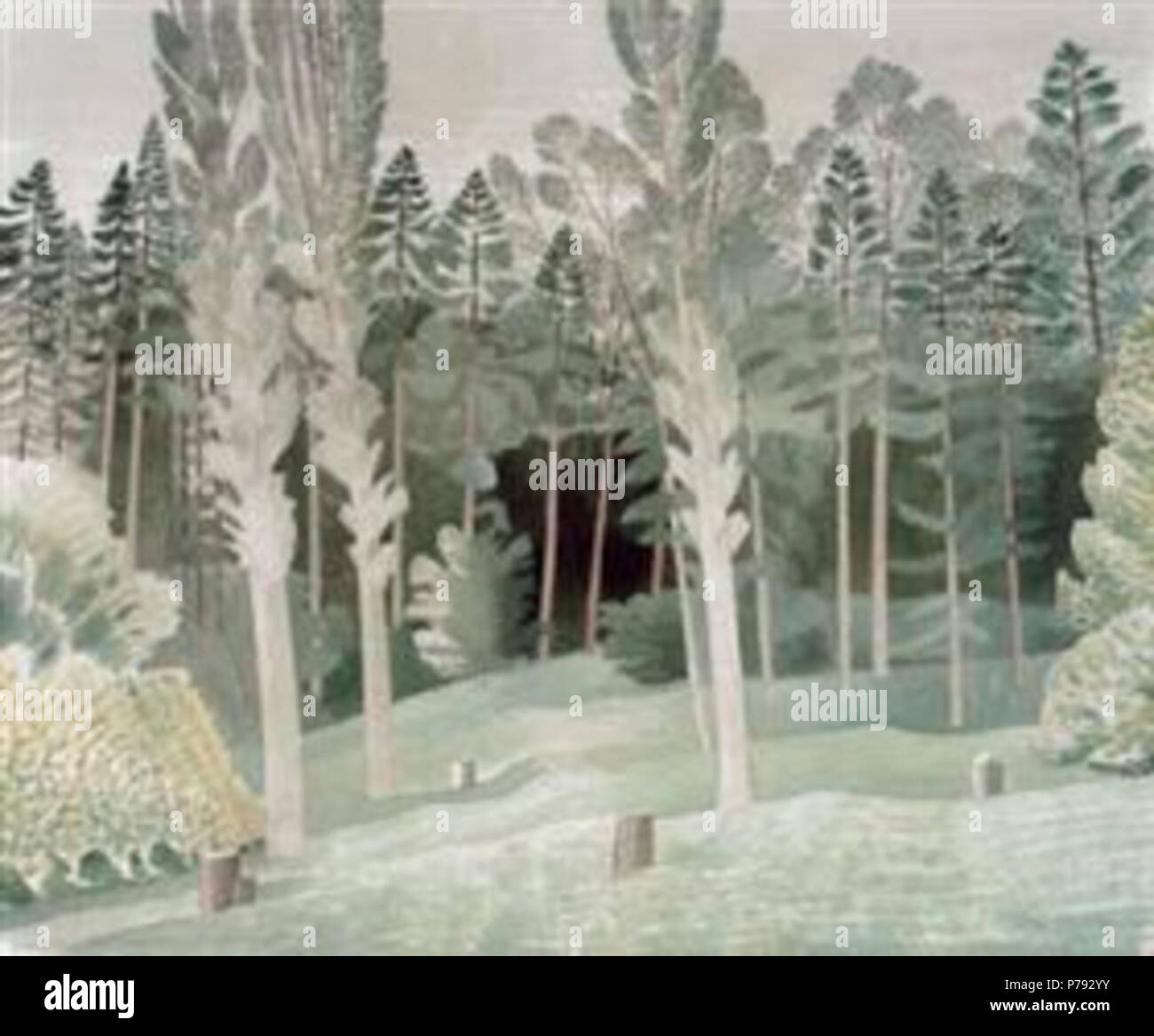 Work by Eric Ravilious . before 1942 48 Ravilious - lombardy-poplars ...