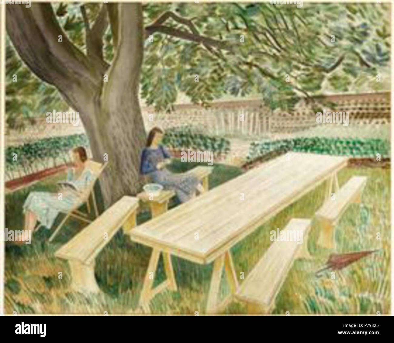 Work by Eric Ravilious . before 1942 49 Ravilious - two-women-in-a ...