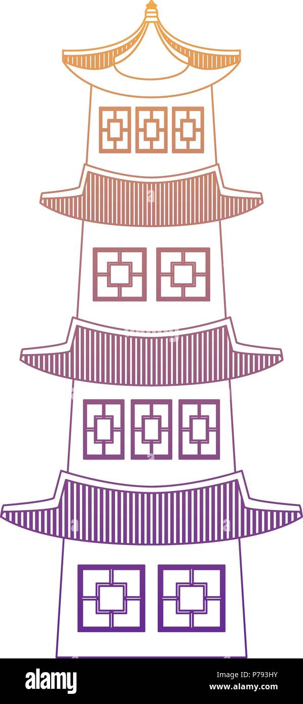South korea design with seoul tower icon over white background, vector ...