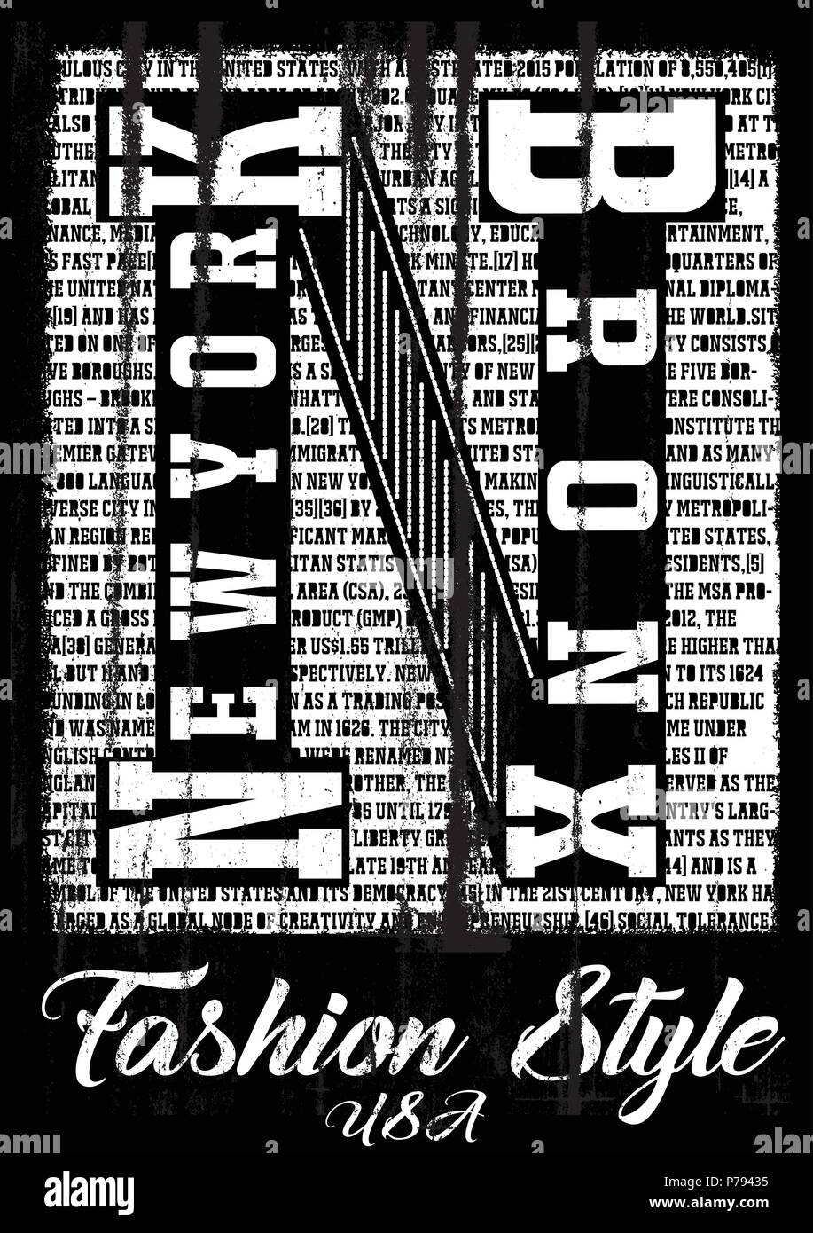 Newyork tee graphic Stock Vector Image & Art - Alamy